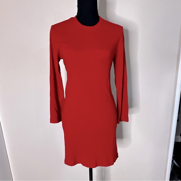 Reformation | Dresses | Reformation Jeanne Mini Dress Long Sleeve ...